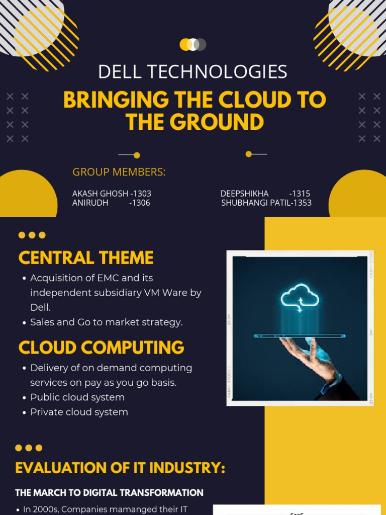 Dell-EMC Merger: Cloud Strategy | PDF | Dell | Cloud Computing