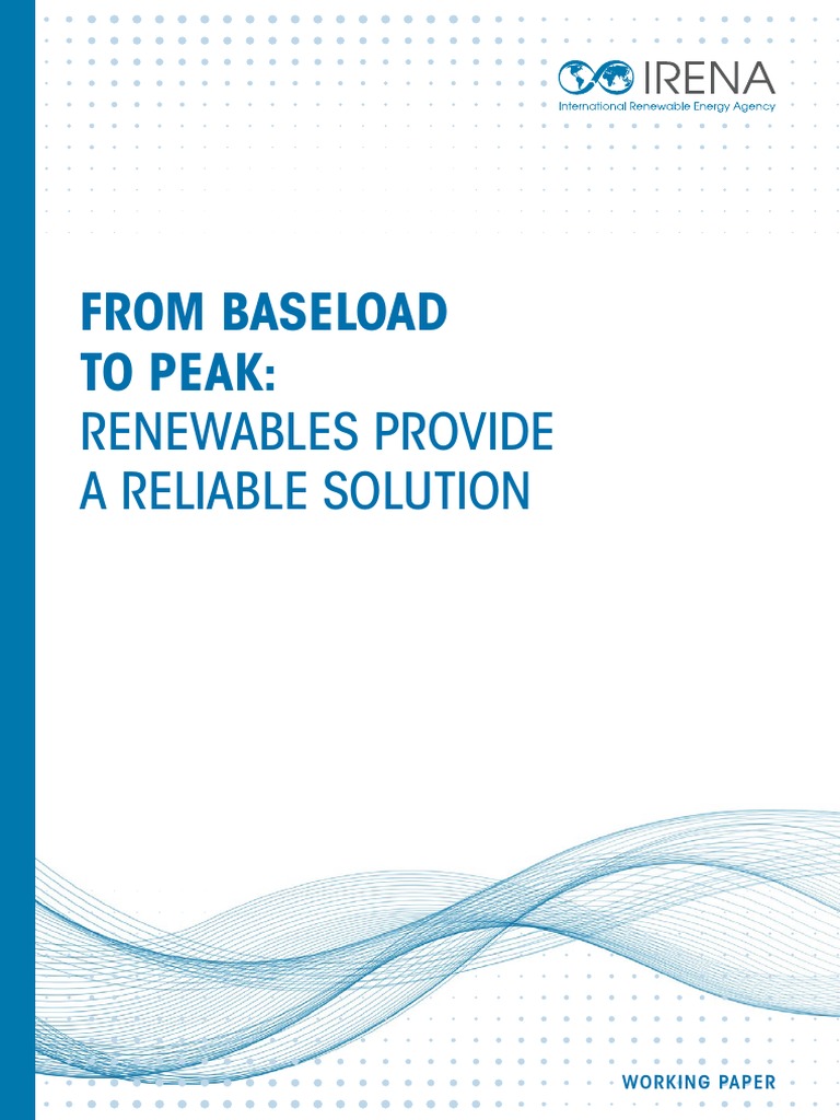 Irena Baseload To Peak 2015 Pdf Renewable Energy Solar Power