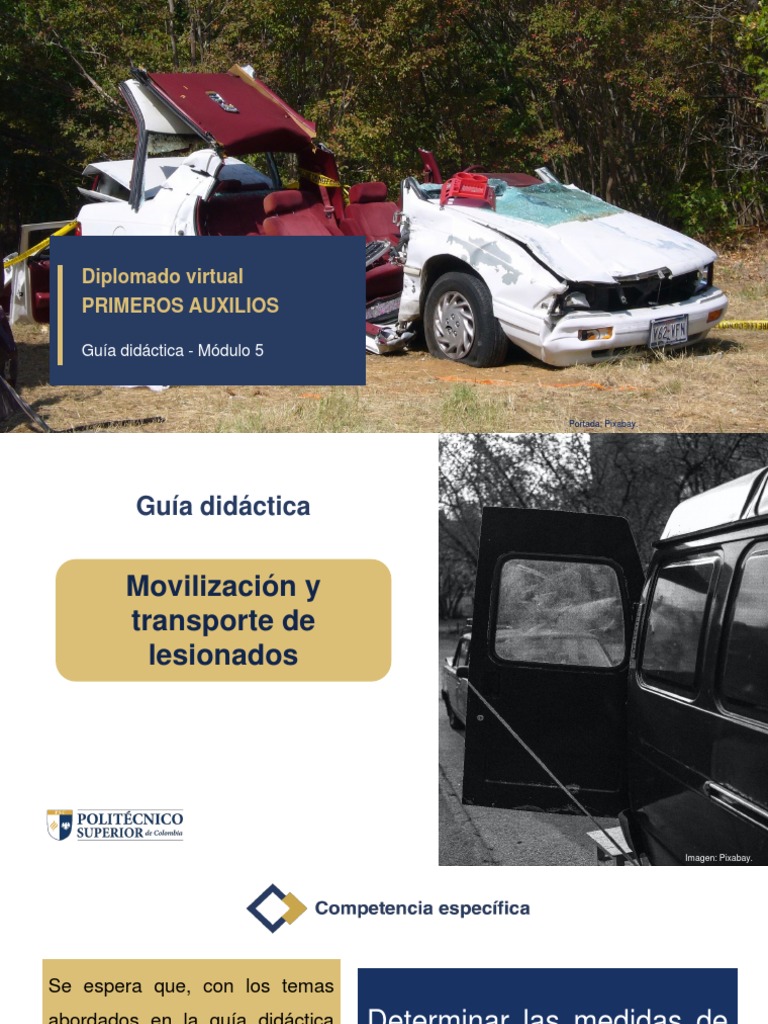 Movilización y Transporte de Lesionados | PDF | Primeros auxilios | Estrés (biología)