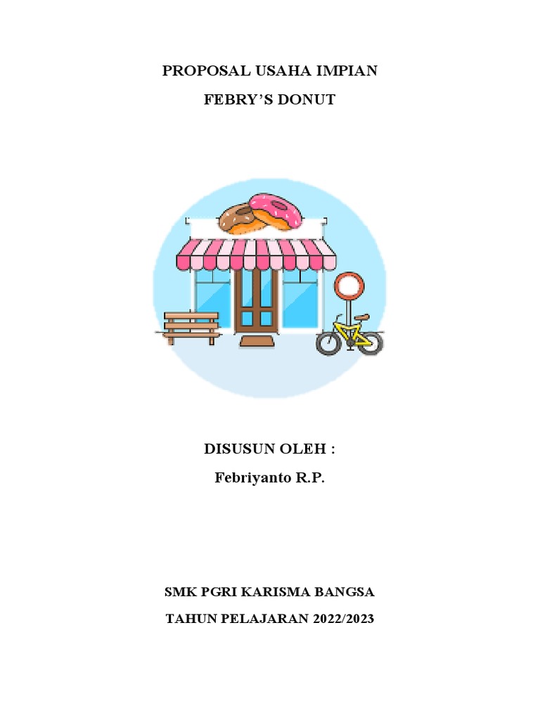 Proposal Bisnis Donat Kentang | PDF | Bisnis