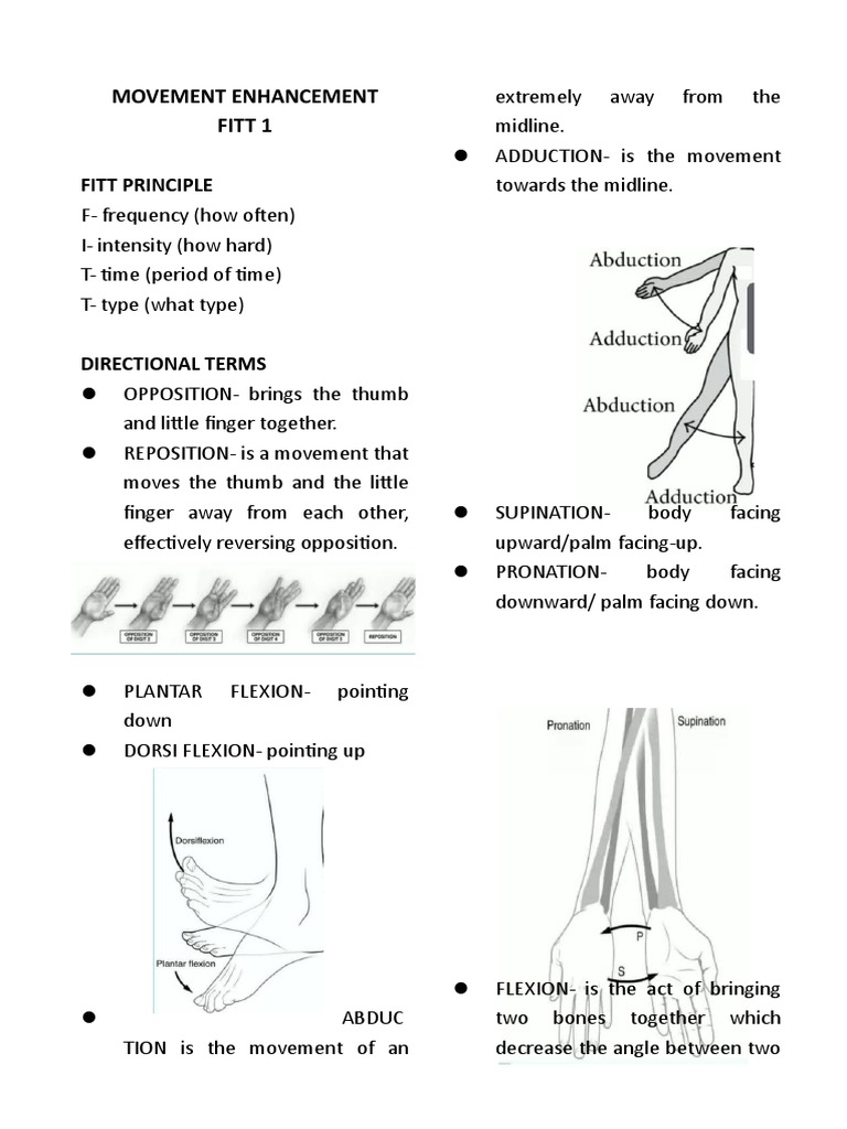 Movement Enhancement | PDF | Anatomical Terms Of Motion | Communication
