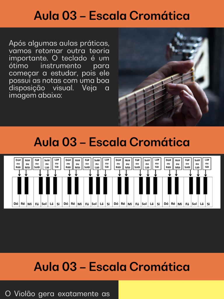 03+-+Escala+Cromática | PDF