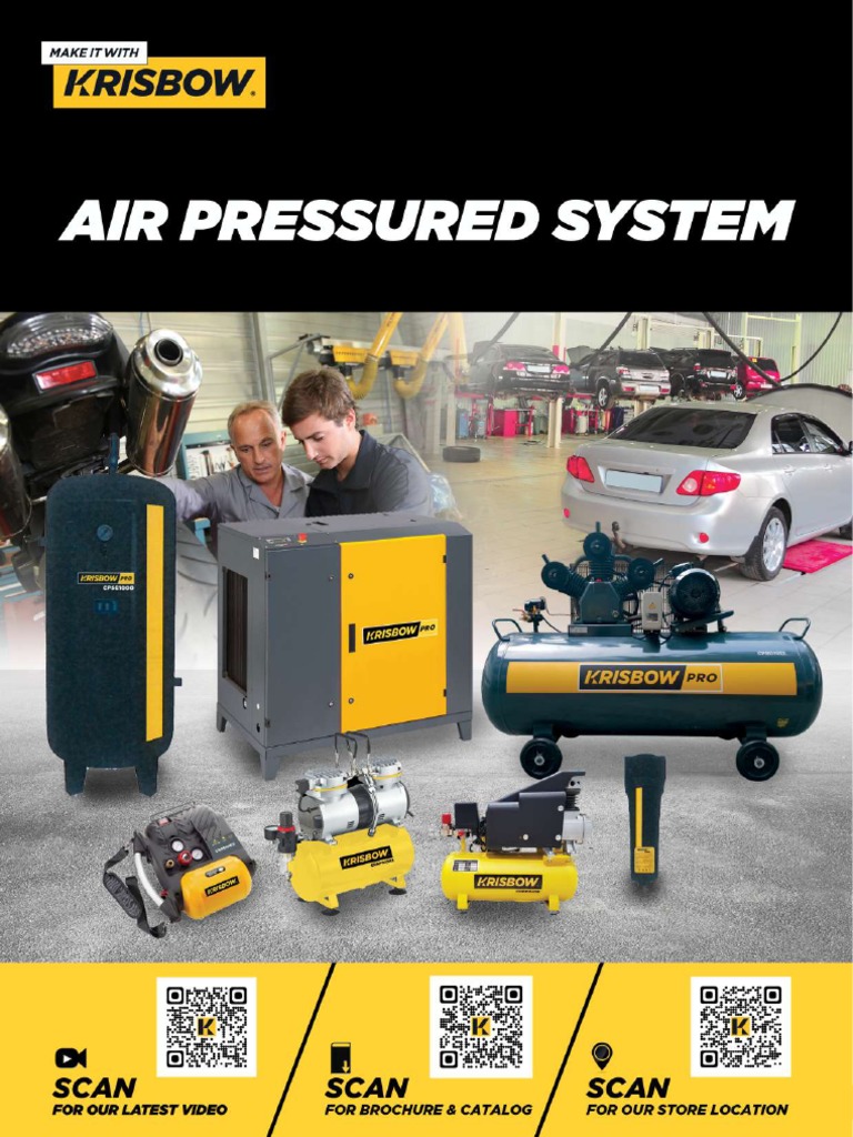 Air Compressor KRISBOW | PDF | Electric Motor | Horsepower