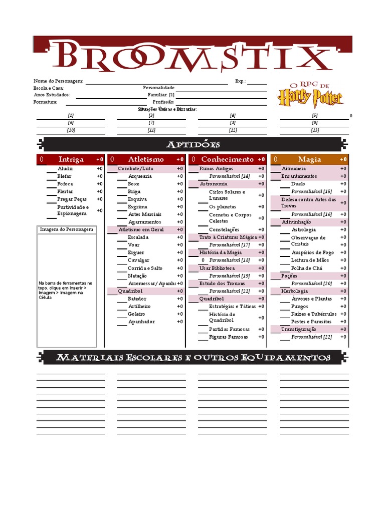 Ficha Broomstix | PDF