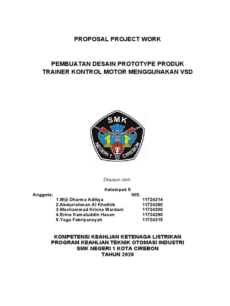 Proposal Project Work KEL5 TOI | PDF