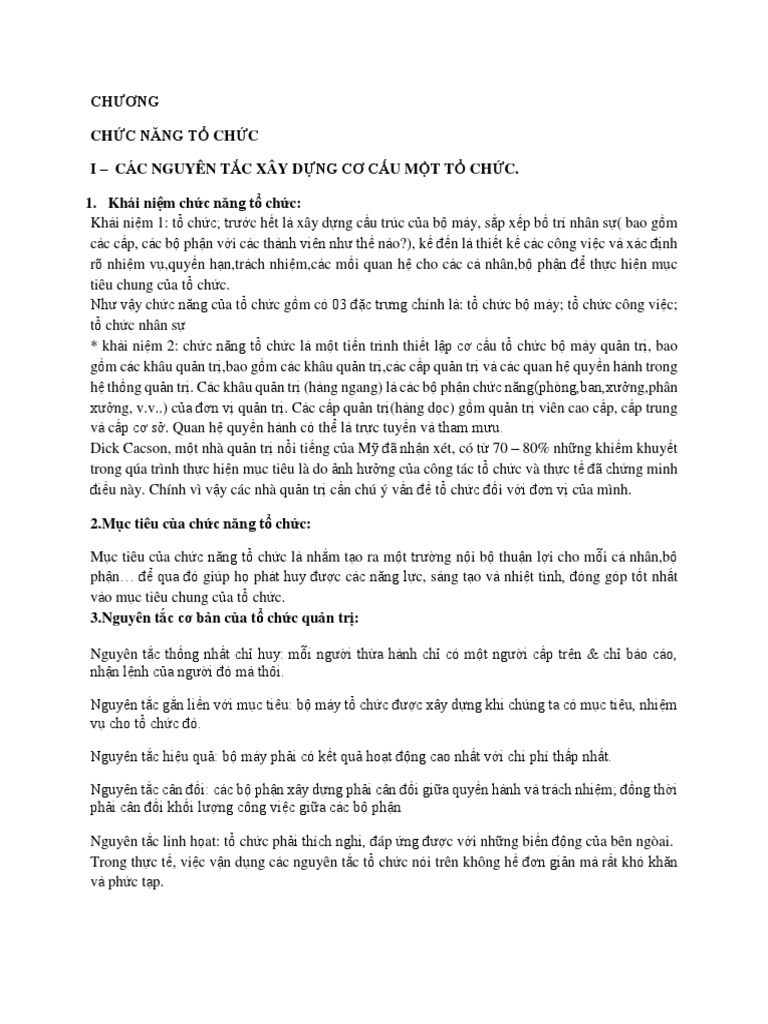 Chương T CH C | PDF