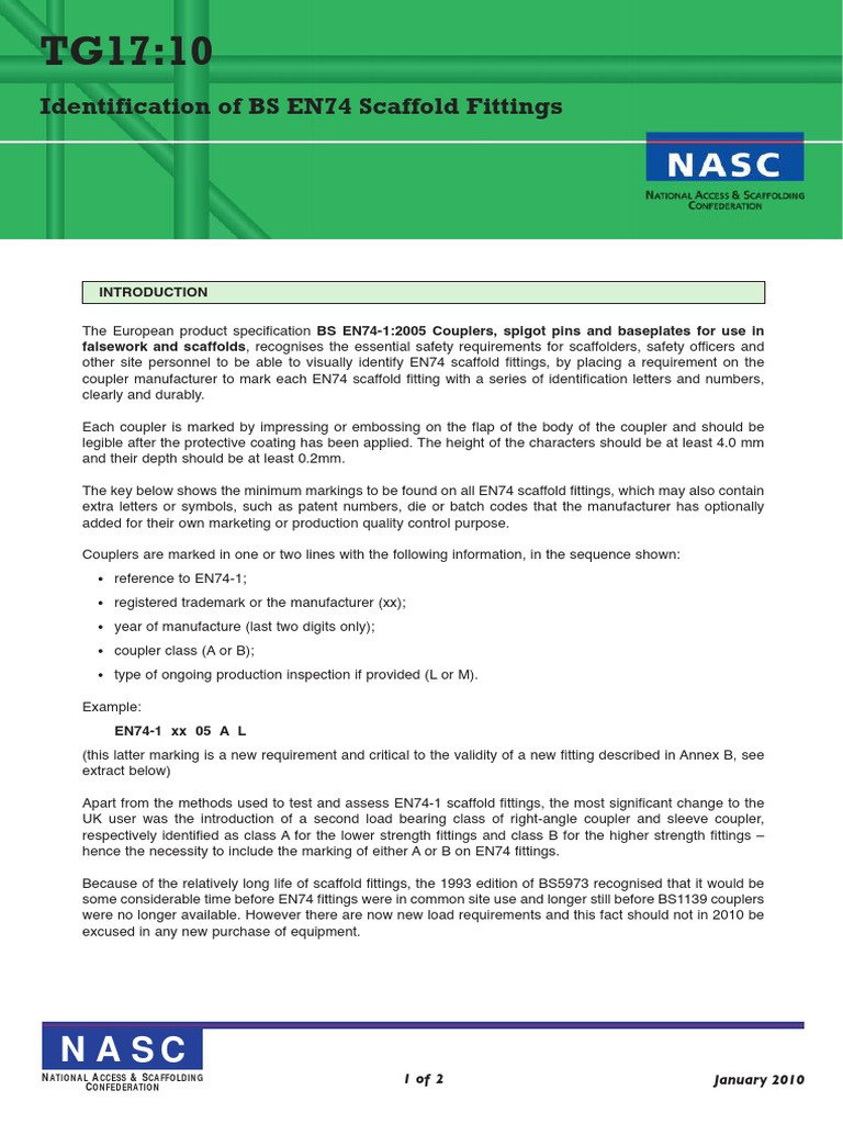 NASC | PDF | Scaffolding