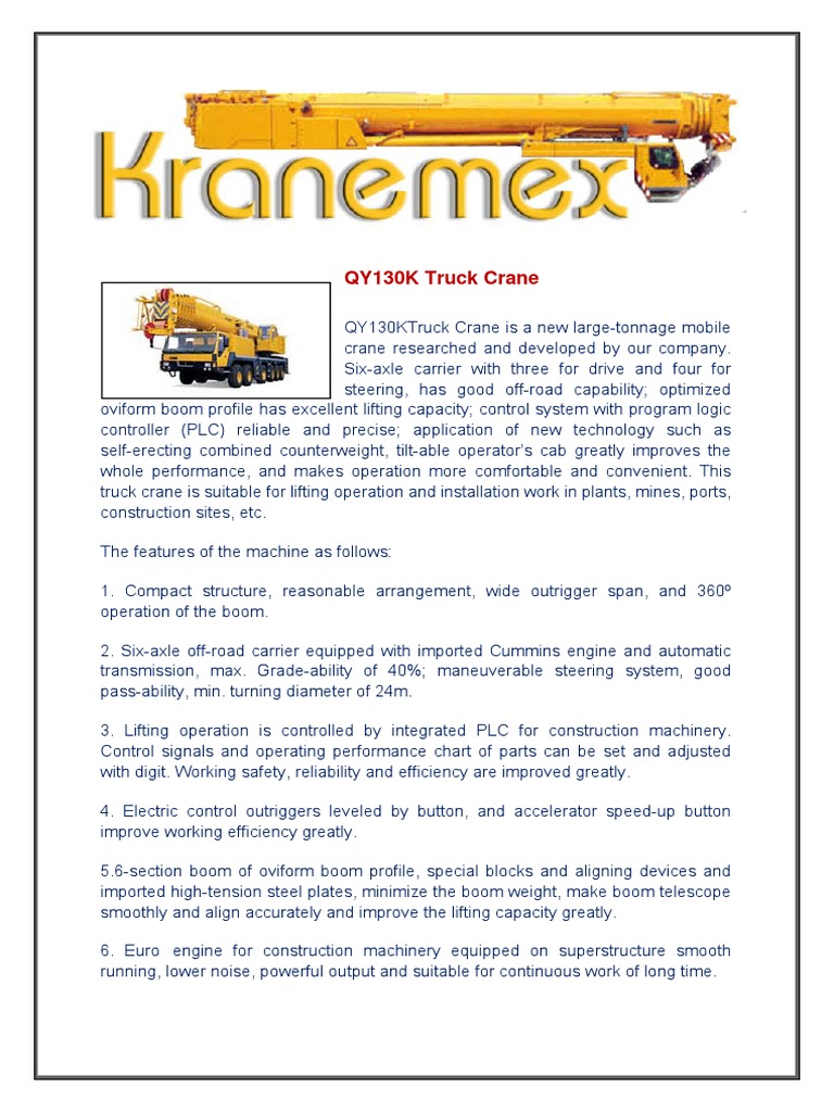 Crane | PDF | Crane (Machine) | Vehicles