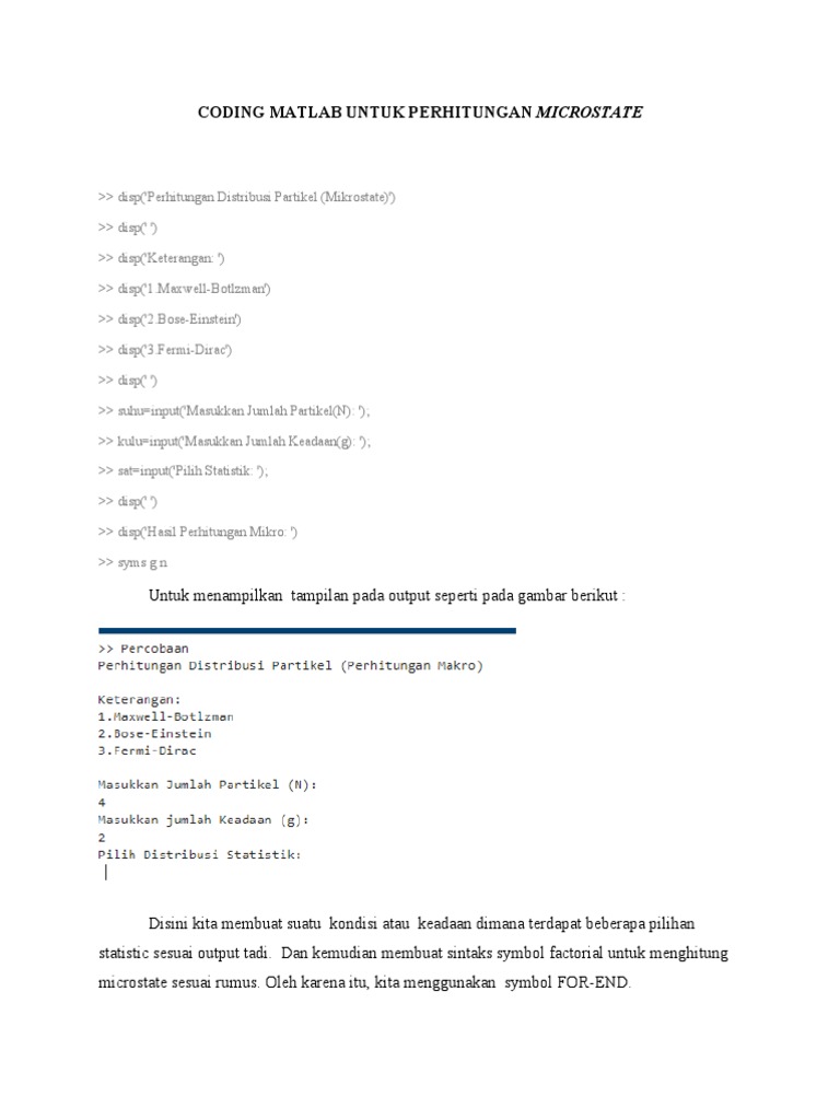 Laporan Coding Matlab Pdf 4360
