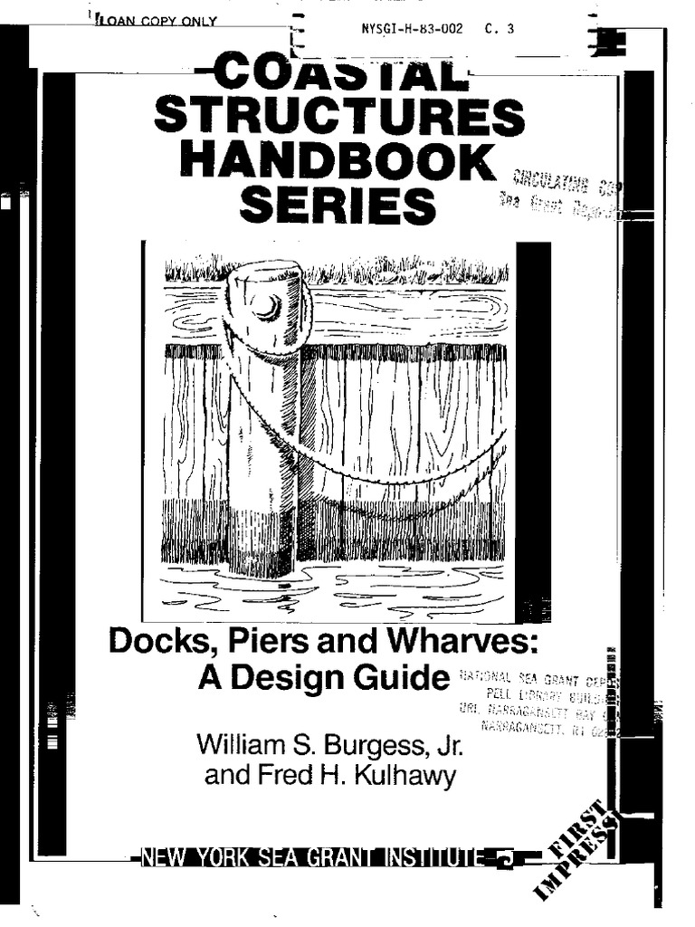 Docks Piers and Wharves A Design Guide | PDF