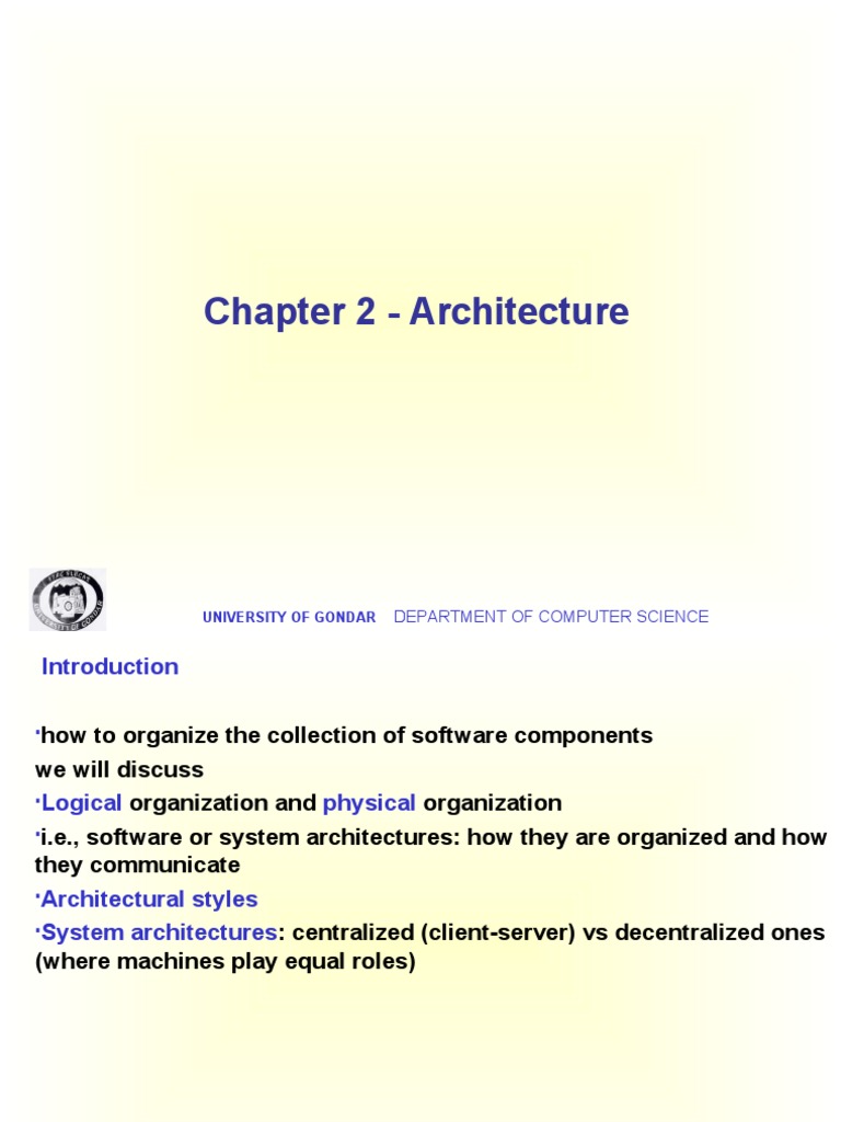 Chapter 2 Architecture Download Free Pdf Client Server Model Server Computing