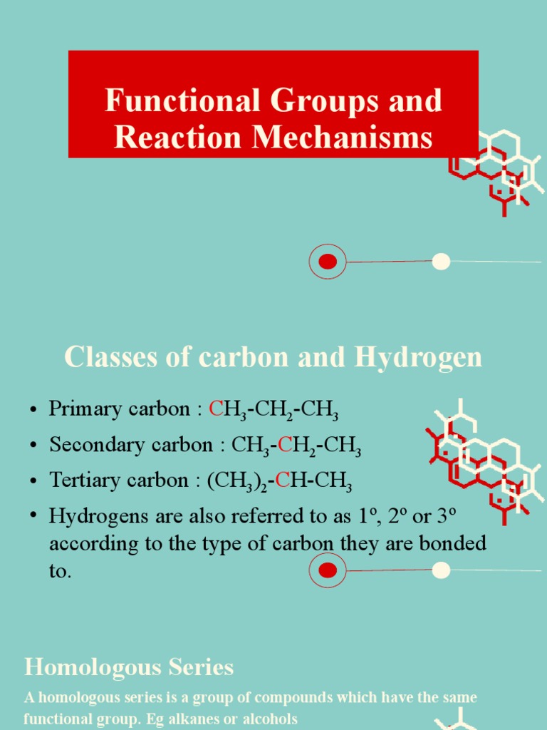 Intro To Functional Groups and Homologous Series | PDF | Functional ... Intro To Functional Groups and Homologous Series | PDF | Functional ...