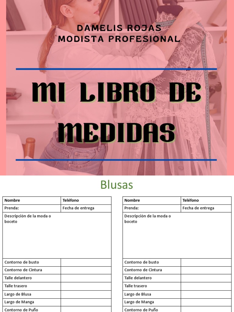Mi Libro de Medidas | PDF | Falda | Ropa