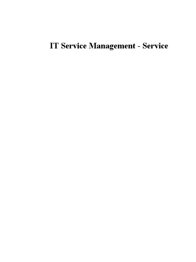 D. ITIL Service Strategy Readiness Assessment V1 | PDF | Spreadsheet ...