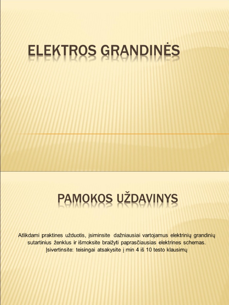 Elektros Grandines | PDF
