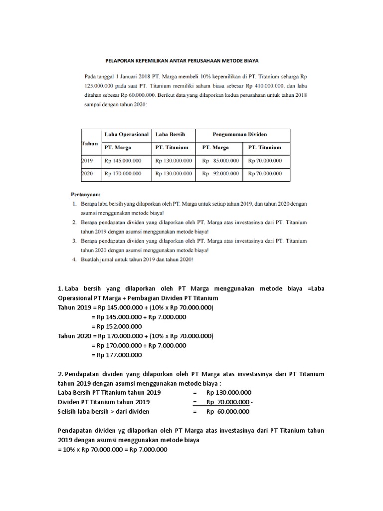 Tugas 6 Akuntansi Keuangan Lanjutan 2 | PDF