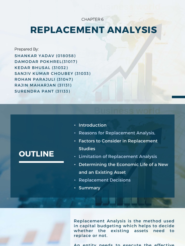 Replacement Analysis | PDF | Economics | Occupational Safety And Health