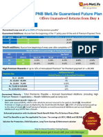 HDFC Life C2P Supreme One Pagers | PDF | Insurance | Life Insurance