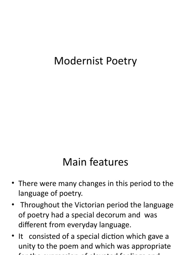 20 TH C Poetry | PDF | Poetry | T. S. Eliot