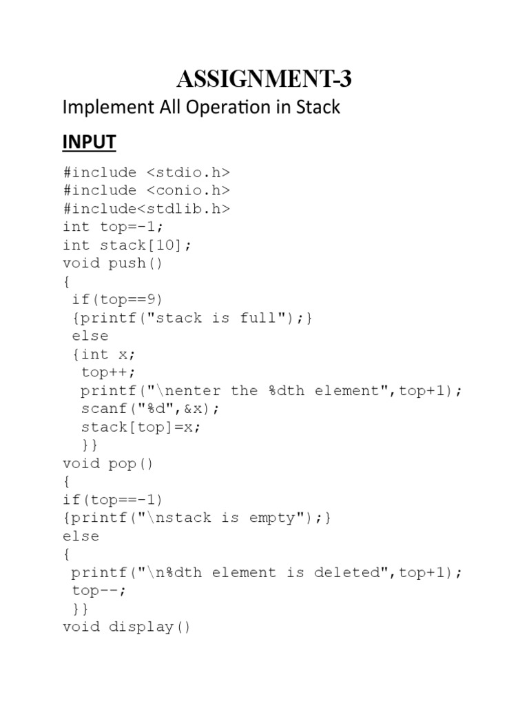 CDS ASSIGNMENT 3 Ans | PDF
