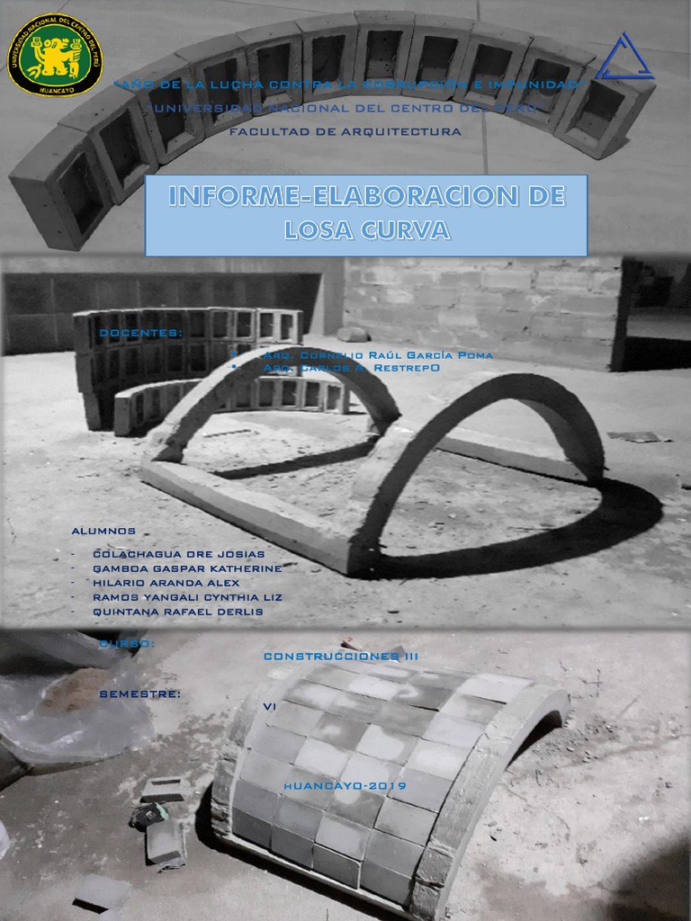 informe-de-losa-curva-2 | PDF | Hormigón | Diseño