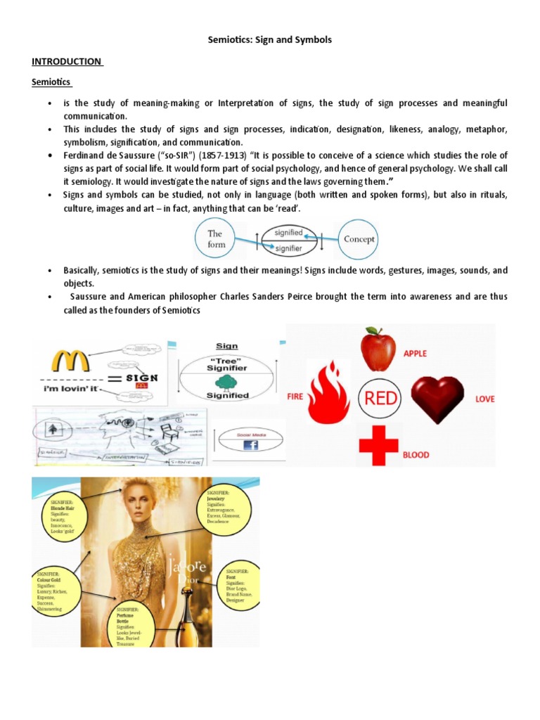 Semiotics Signs Symbols | PDF | Semiotics | Symbols