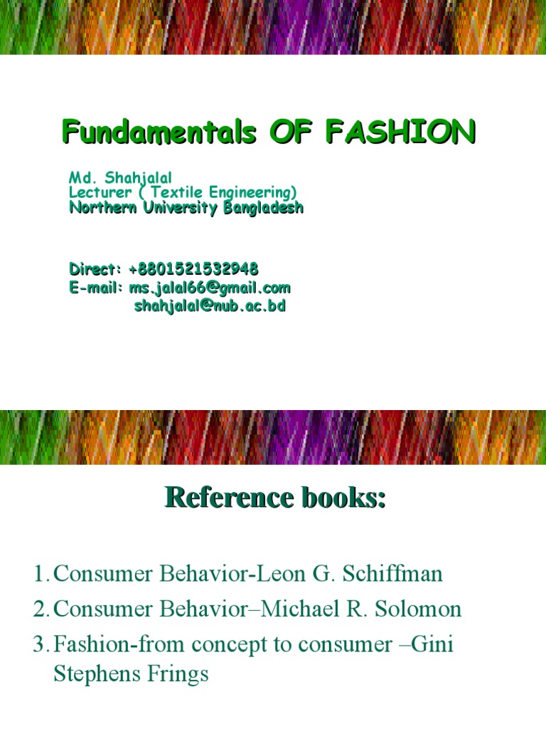 Fundamentals of Fashion | PDF | Fashion | Retail
