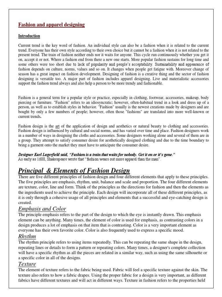 Fashion Design | PDF | Appliqué | Fashion