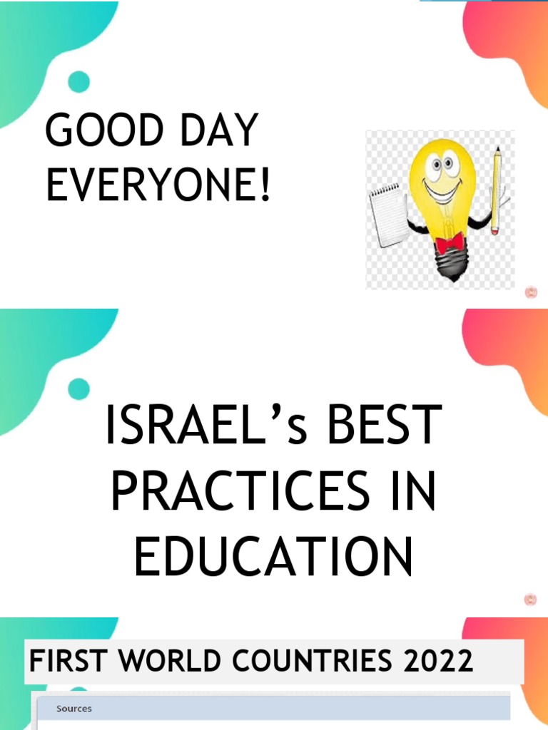 Israel's Education Curriculum Overview | PDF | Curriculum | Israel