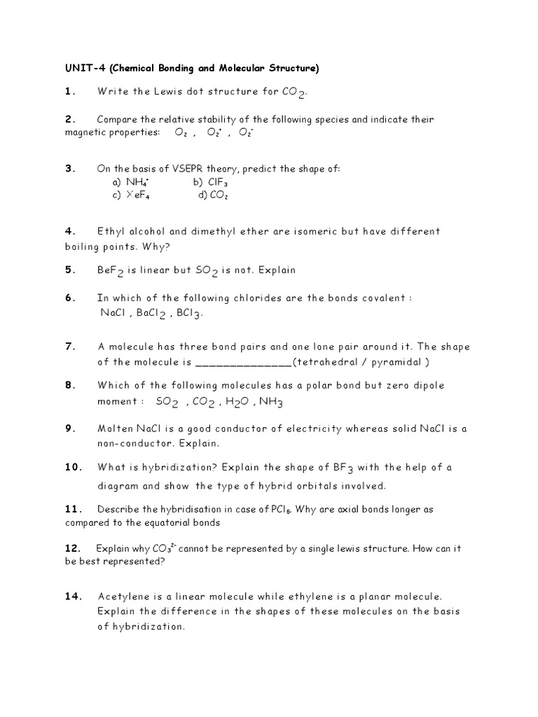 Understanding Chemical Bonding and Molecular Structure Through Lewis ...
