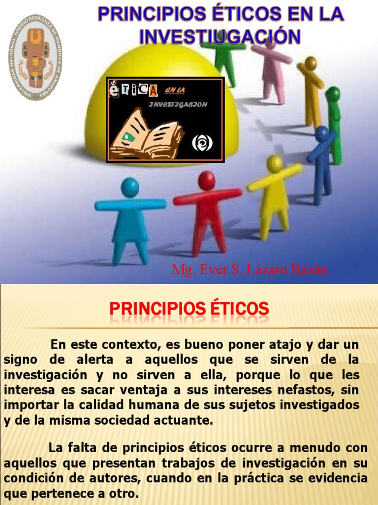 Principios Éticos | PDF | Privacidad | Consentimiento informado
