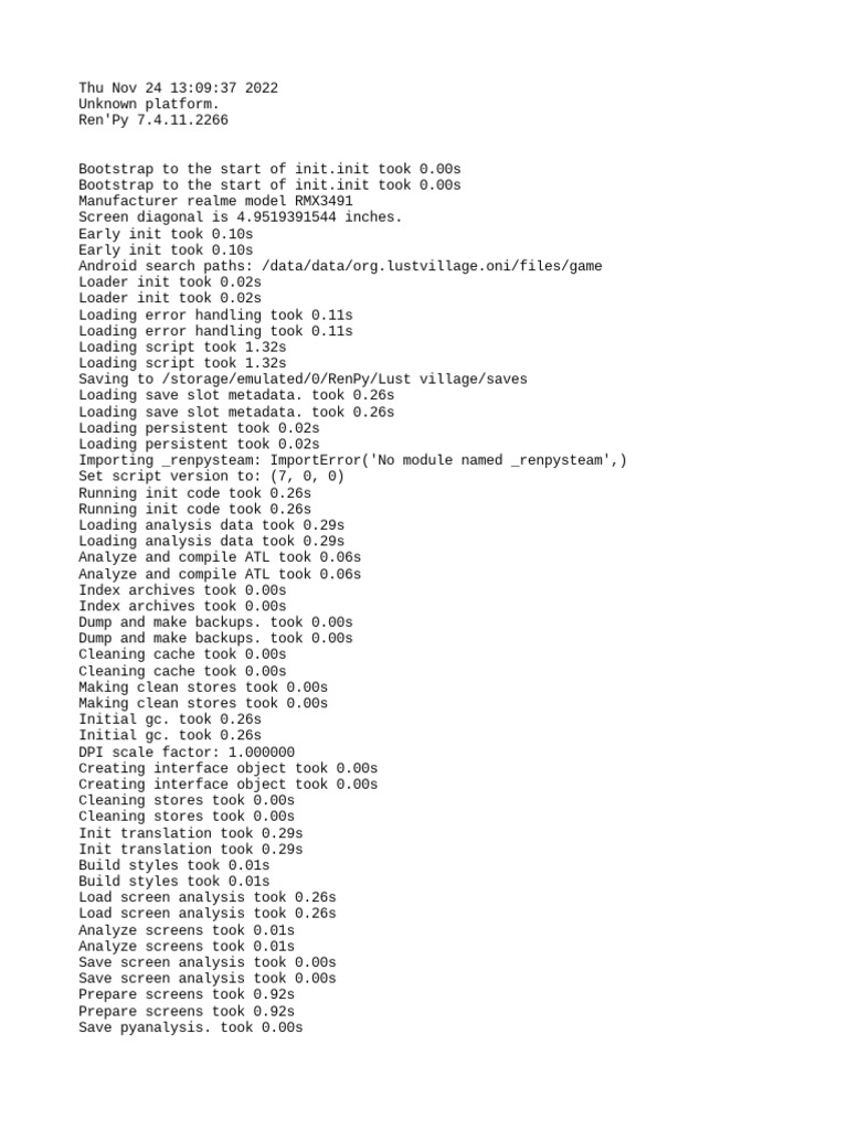 Log | PDF | Booting | Texture Mapping