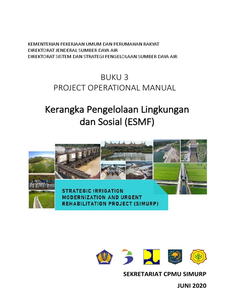 ESMF Manual Ditjen SDA 2020 | PDF