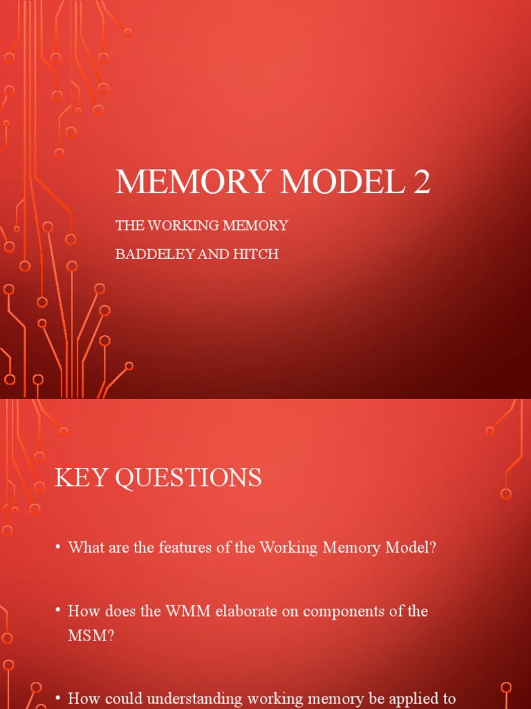 Working Memory | PDF Working Memory | PDF