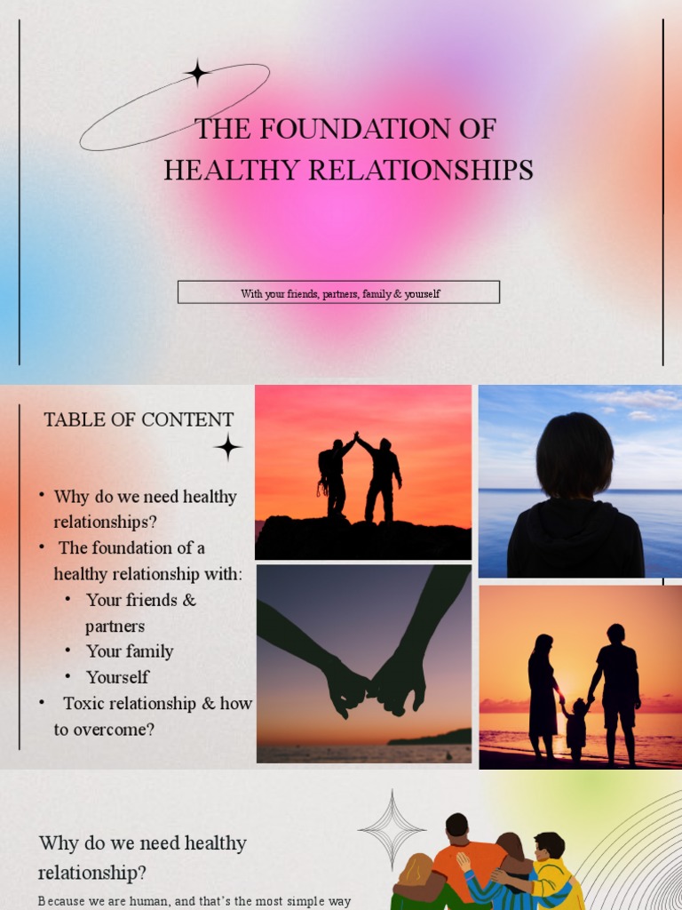 Foundation of Healthy Relationship | PDF | Psychological Concepts ...