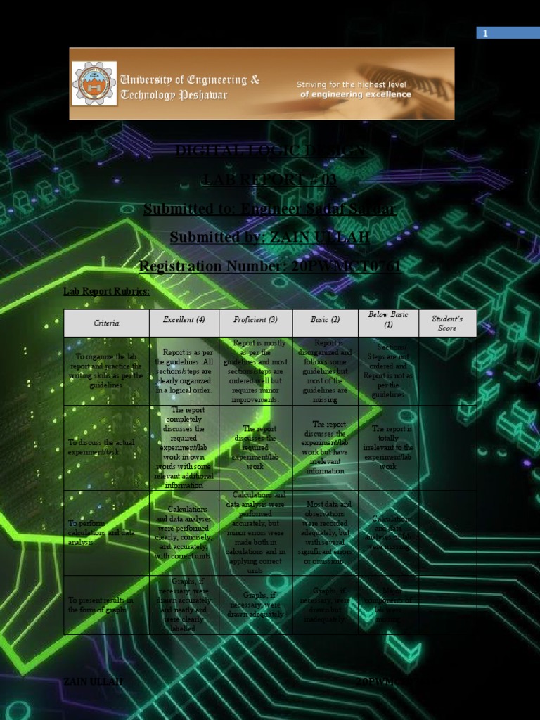 DLD Lab Report 03 | PDF