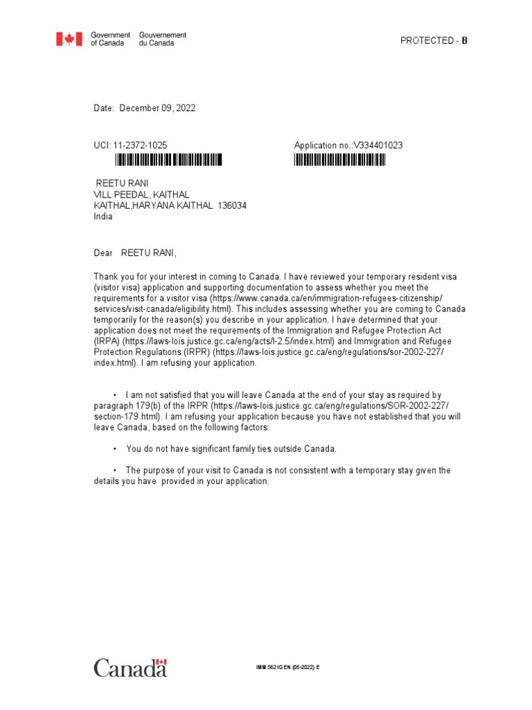 Imm5621gen052022 2-104a8pde | PDF | Travel Visa | Immigration