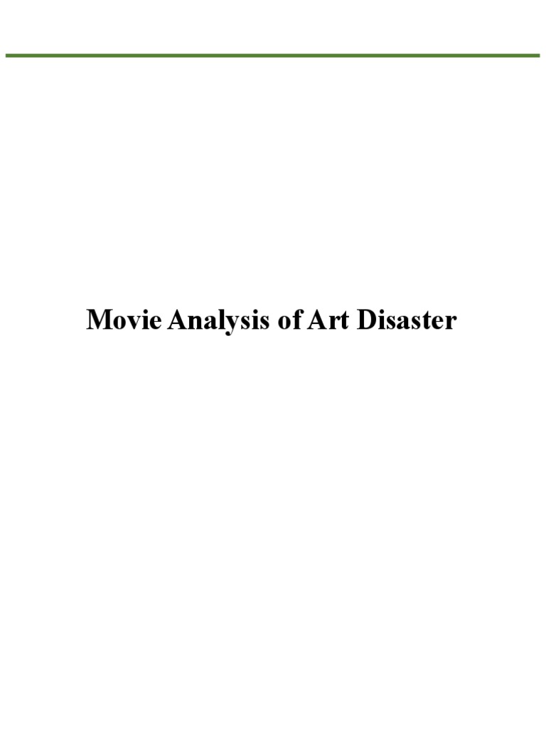Art Disaster Movie Analysis | PDF | Paintings | Museum