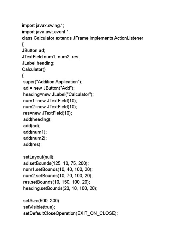 Gui Java Swing Pdf 