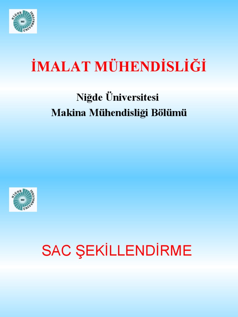İmalat Müh Bölüm-4 | PDF