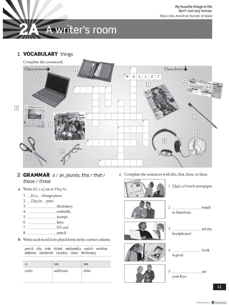 American English File 2ed 1 Workbook 12 | PDF