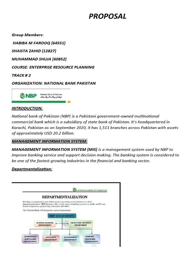 Erp Proposal | Download Free PDF | Enterprise Resource Planning | Banks