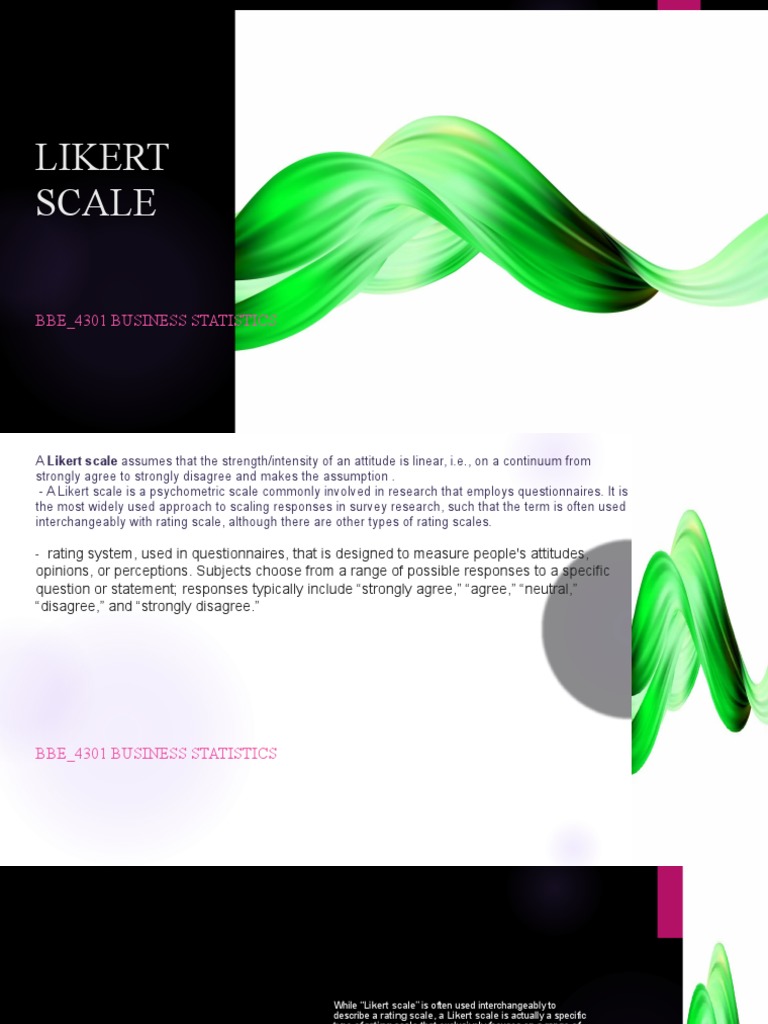 Likert Scale | PDF | Likert Scale | Survey Methodology