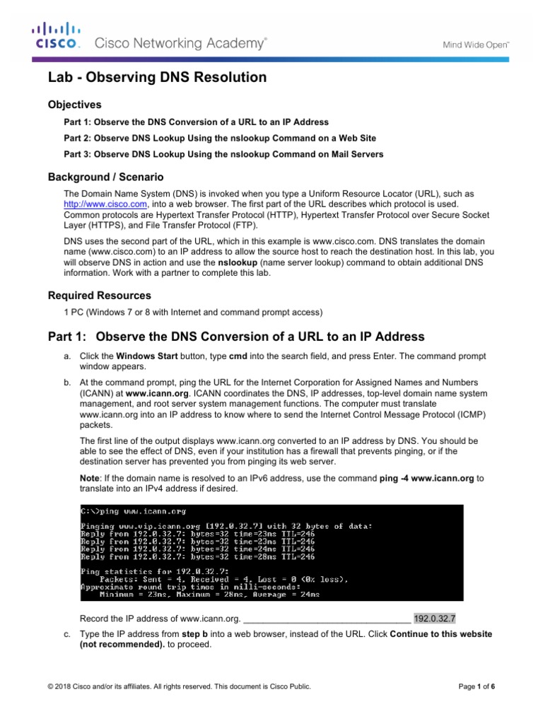 Lab-Observing DNS Resolution | PDF | Domain Name System | Domain Name