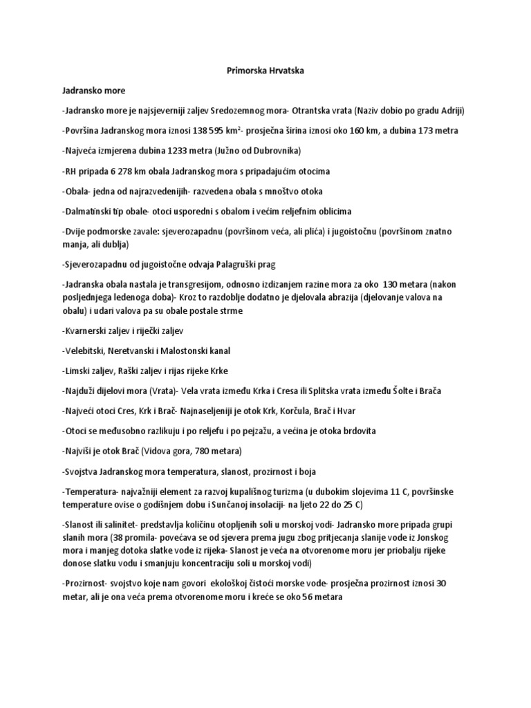 Primorska Hrvatska | PDF