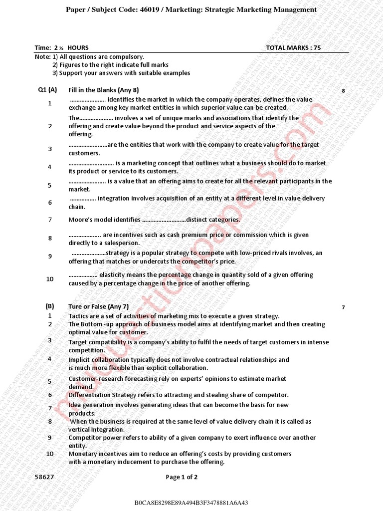Tybms Sem5 SMM Nov18 | PDF
