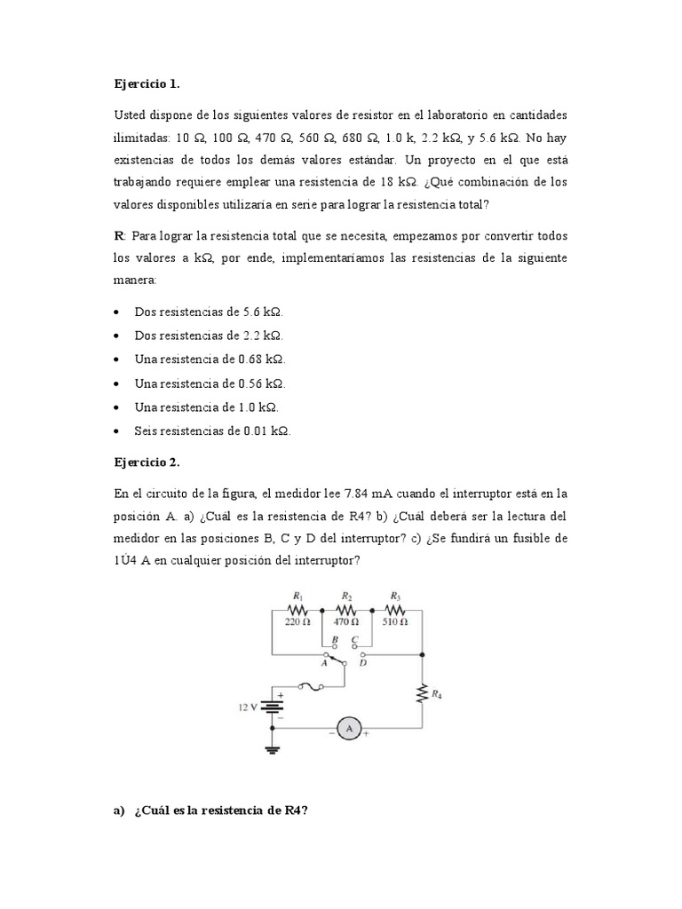 Ejercicio 1 | PDF
