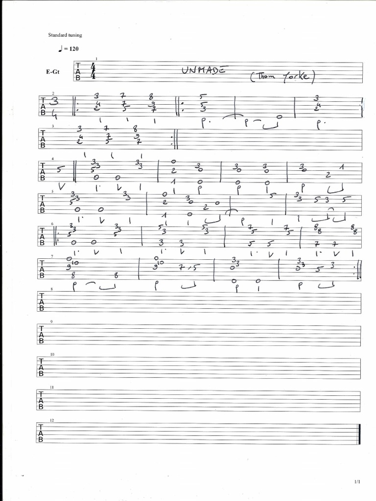 Thom Yorke Unmade | PDF