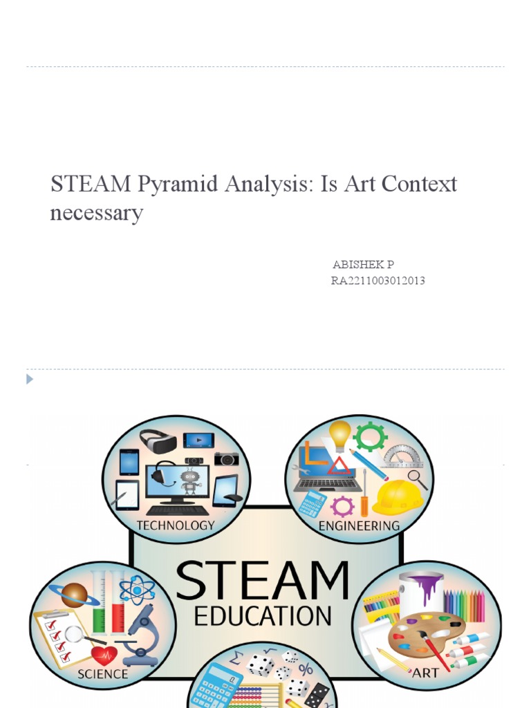 STEAM Pyramid Analysis: Is Art Context Necessary: Abishek P RA2211003012013 | PDF | Science ...