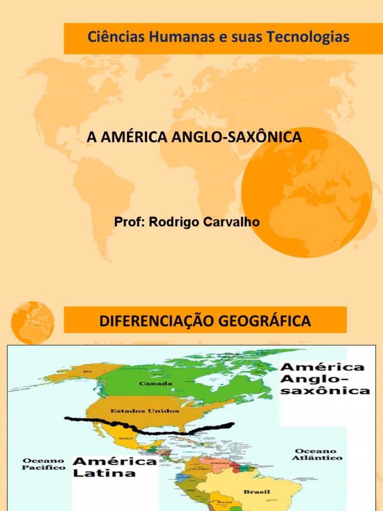 A América Anglo-Saxônica | PDF | Américas | Canadá